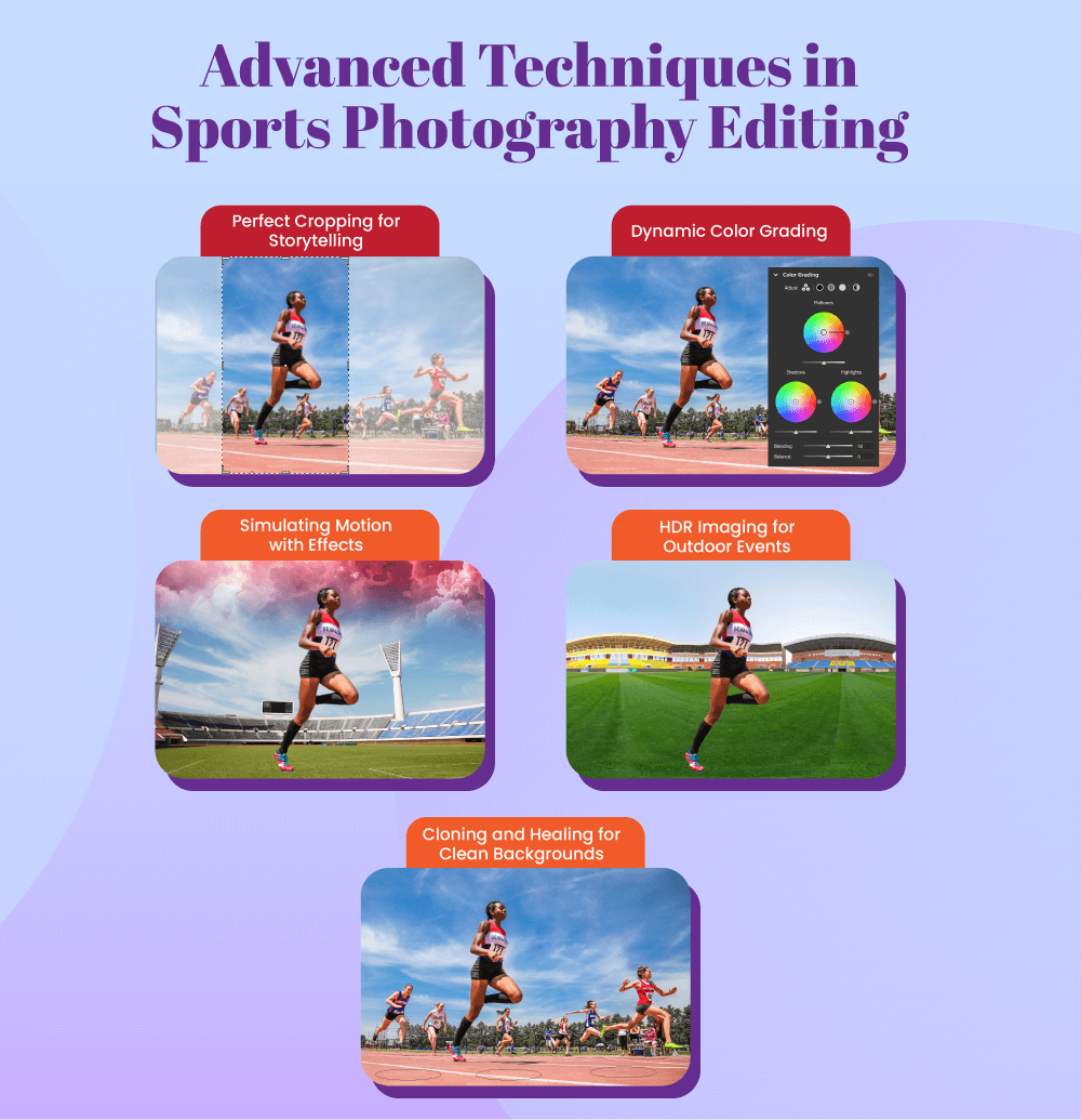 How Can Sports Photography Editing Guide Perfet Action Shots?